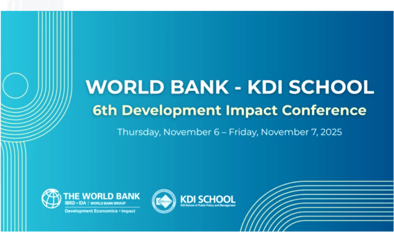 [CALL FOR PAPERS] The World Bank – KDI School 6th Development Impact Conference | Events ...