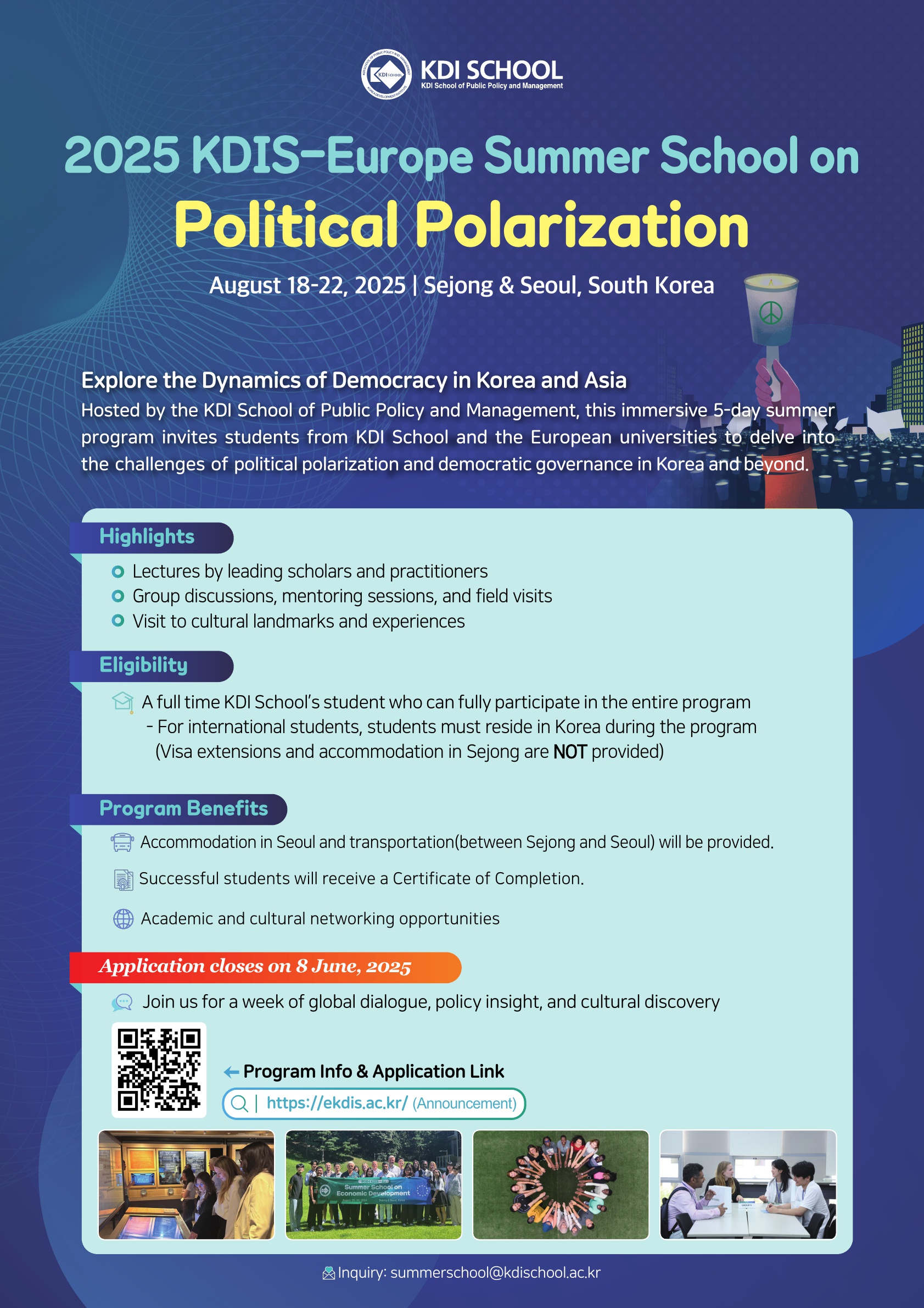 Call for Applications for KDIS-Europe Summer School on Political ...