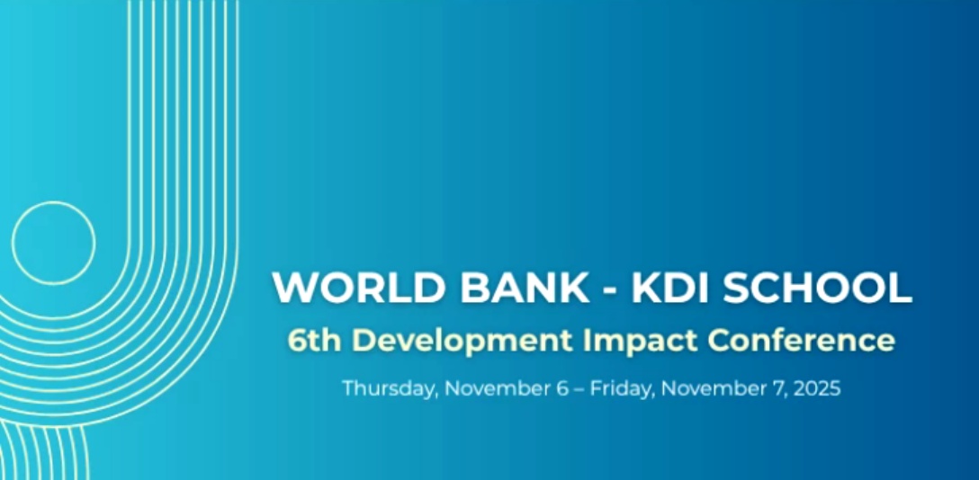국가정책연구포털(NKIS) > 국책연구동향 > 정책세미나안내 > [Online] 2025 World Bank–KDI School ...