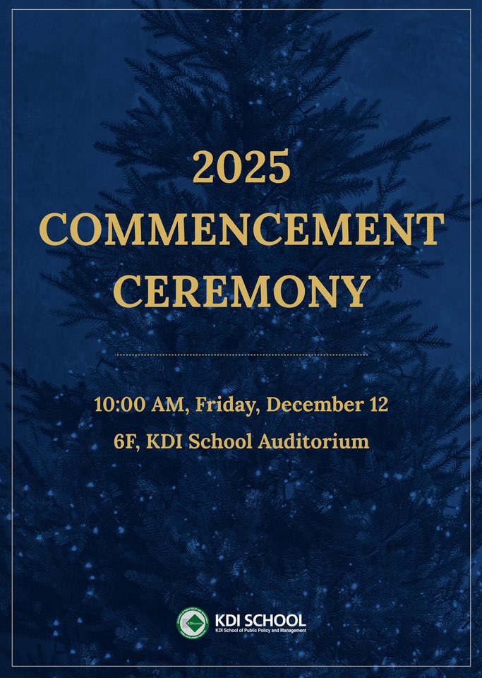 2025 Commencement Ceremony (December 12, 10:00AM) | Research Seminar ...