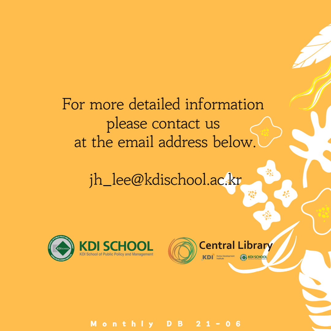 [KDI School Library] Monthly DB for June: OverDrive | News | NEWS : KDI ...