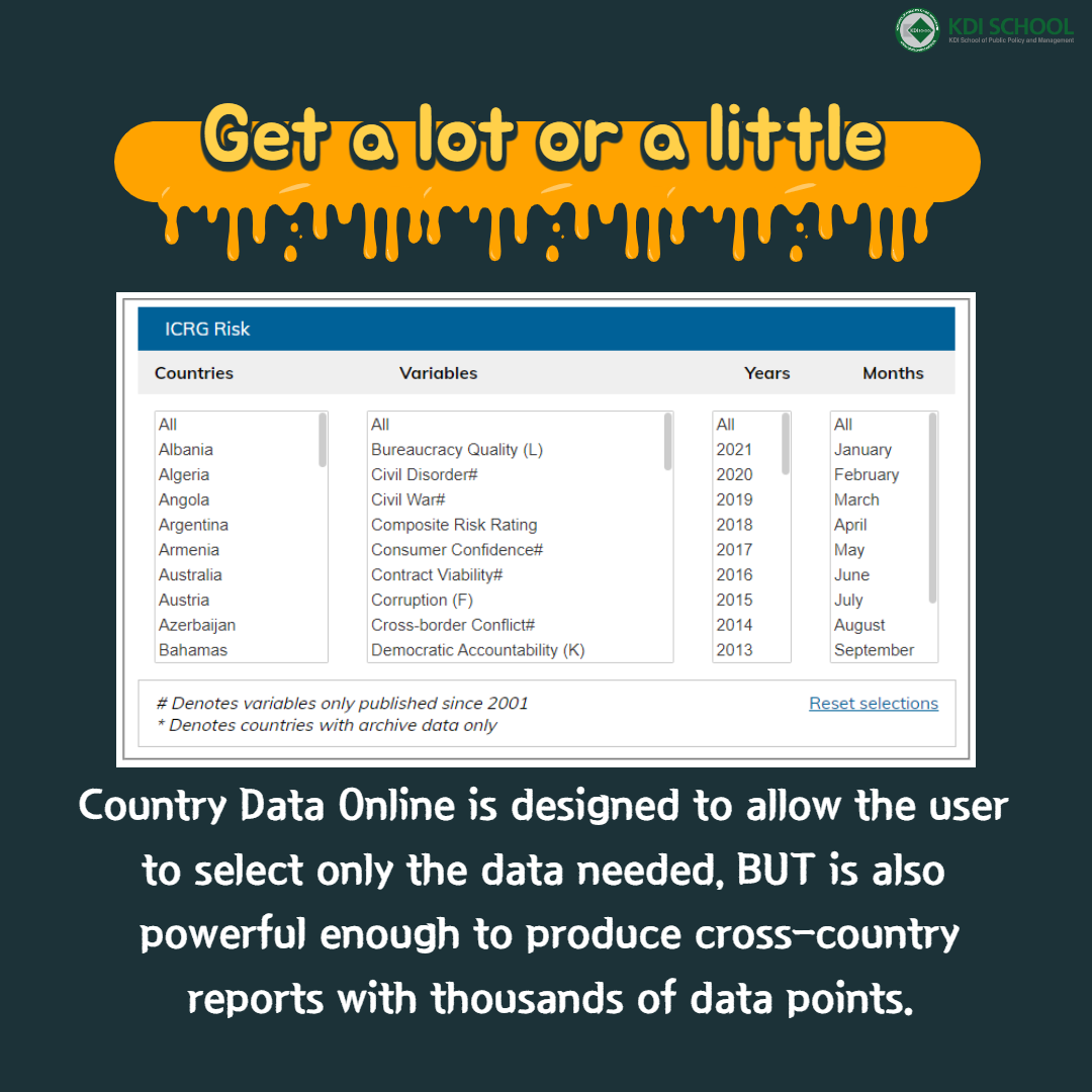 [KDI School Library] Monthly DB for October: Country Data Online | News ...